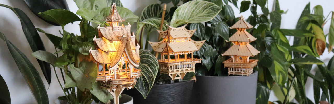 Miniature Temple Models — DIY 3D Model Kit – Tiny Treehouses LLC