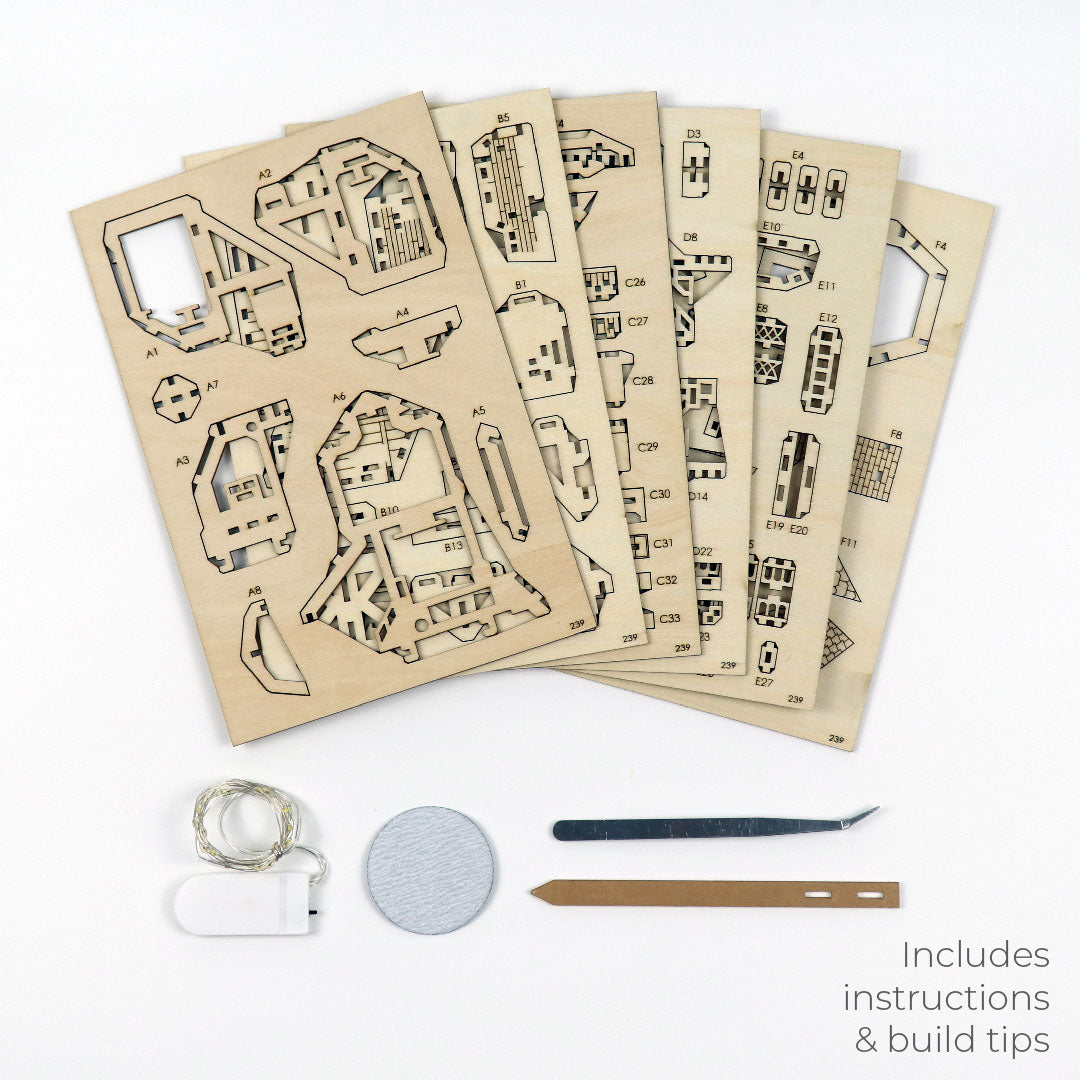 Forest Cottage Wooden Model | Tiny Treehouses – Tiny Treehouses USA