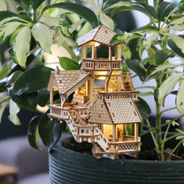 Forest Cottage Wooden Model | Tiny Treehouses – Tiny Treehouses USA