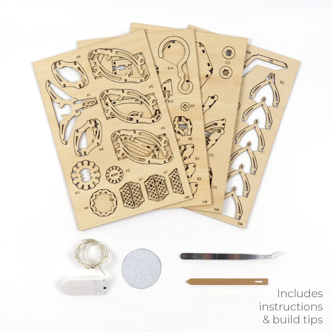 Spring Pavilion Wooden Model | Tiny Treehouses – Tiny Treehouses LLC