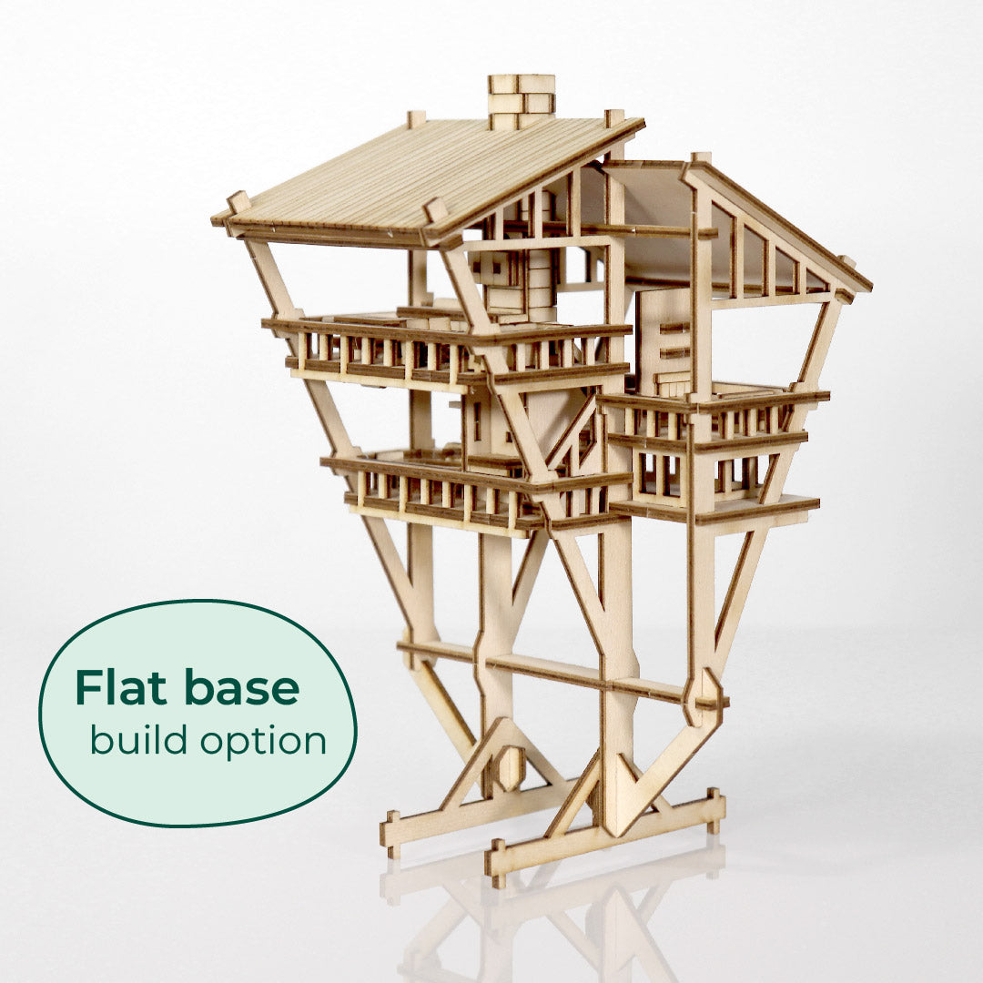 Tropical Lookout Wooden Model | Tiny Treehouses – Tiny Treehouses LLC