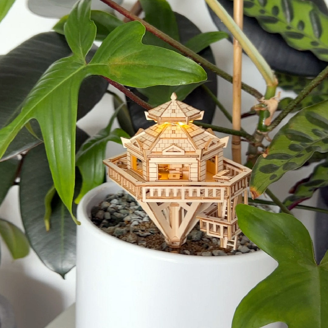 Woodland Outpost Wooden Model | Tiny Treehouses – Tiny Treehouses USA