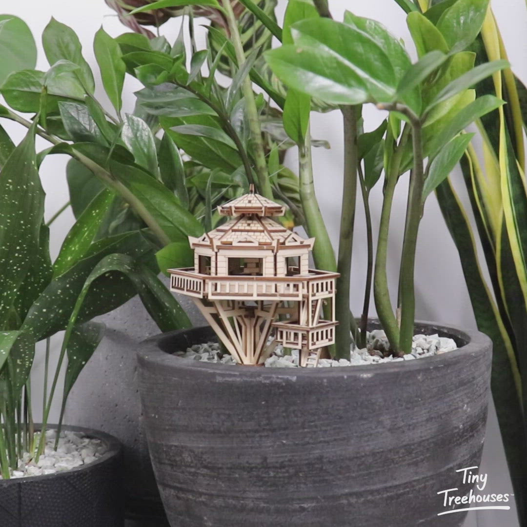 Woodland Outpost Wooden Model | Tiny Treehouses – Tiny Treehouses USA